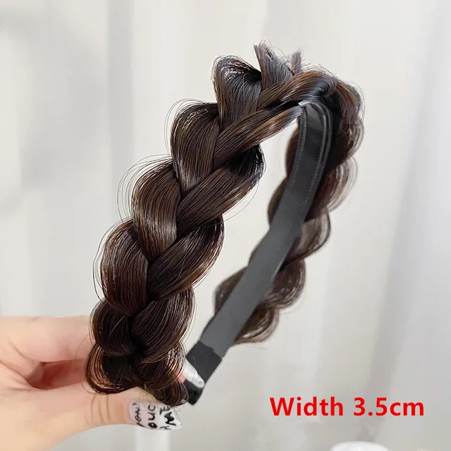 Women Synthetic Wig Twist Braided Hair Bands Fashion Braids Hair ...