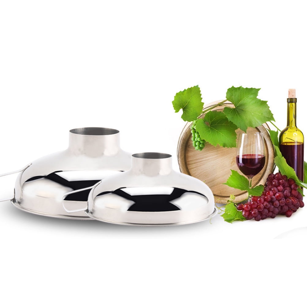 Wide Mouth Funnel Stainless Steel Funnel Kitchen Funnel Silver Funnel ...