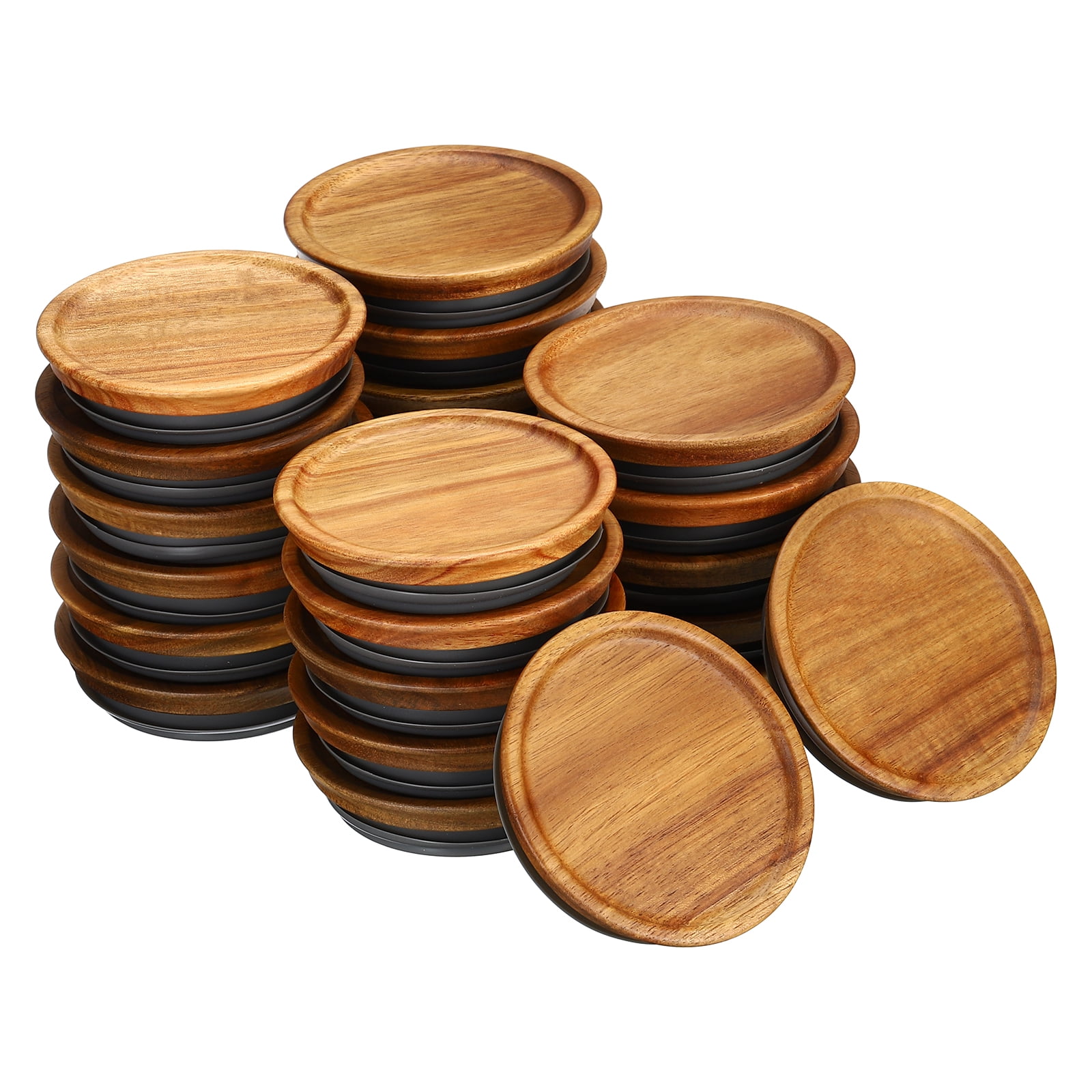 Wide Mouth Mason Jar Lids Wooden Storage Canning Jar Lids Ball Jars ...