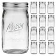 Wide Mouth Mason Jars 32 Oz 12 Pack Large Glass Mason Jars With Airtight Lids And Bands 1