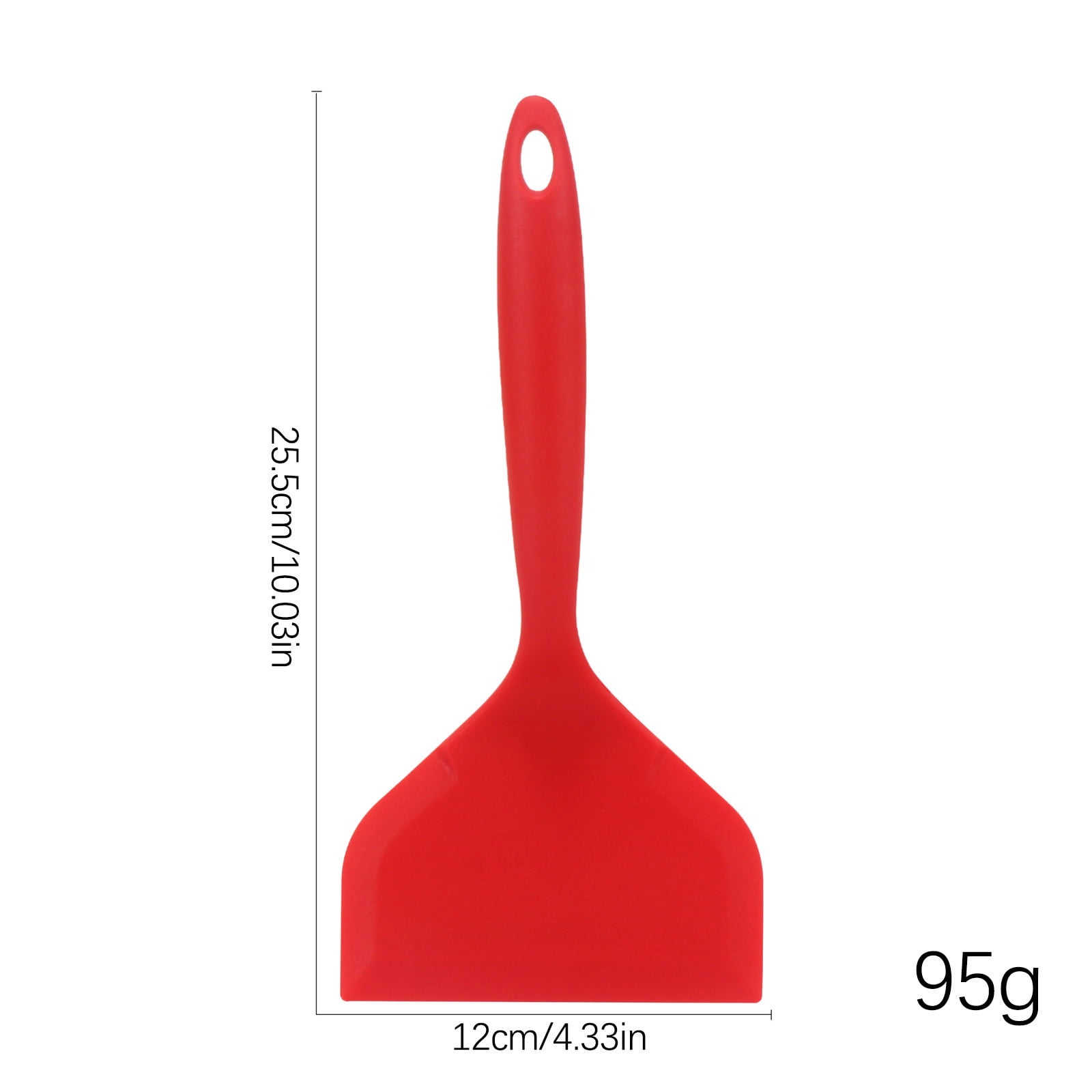 Wide Mouth Pizza Spatula Non-stick Turner with Ergonomic Handle, Heat ...