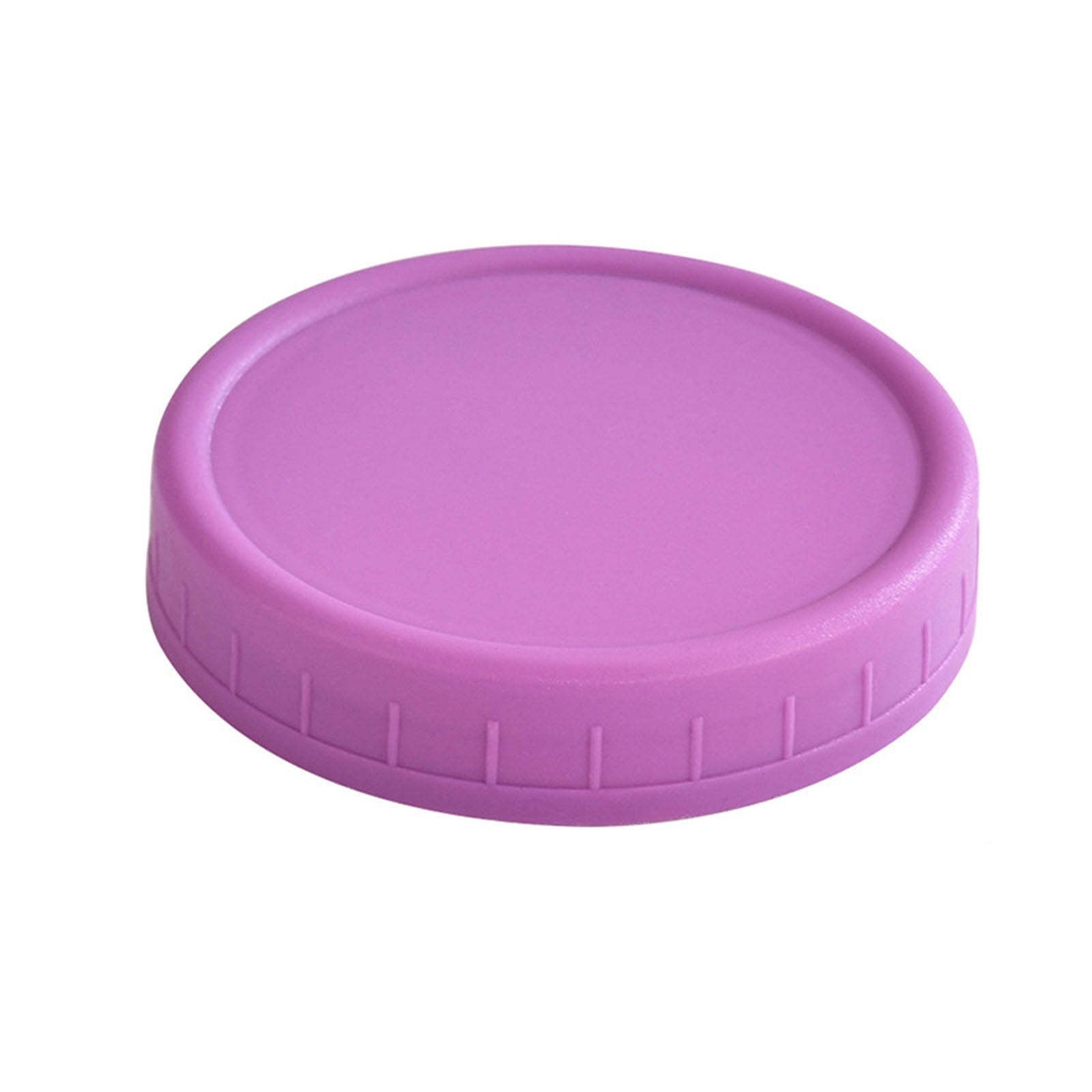 Wide Mouth Plastic Mason Jar Lids, Unlined Ribbed Lids, BPA-Free ...
