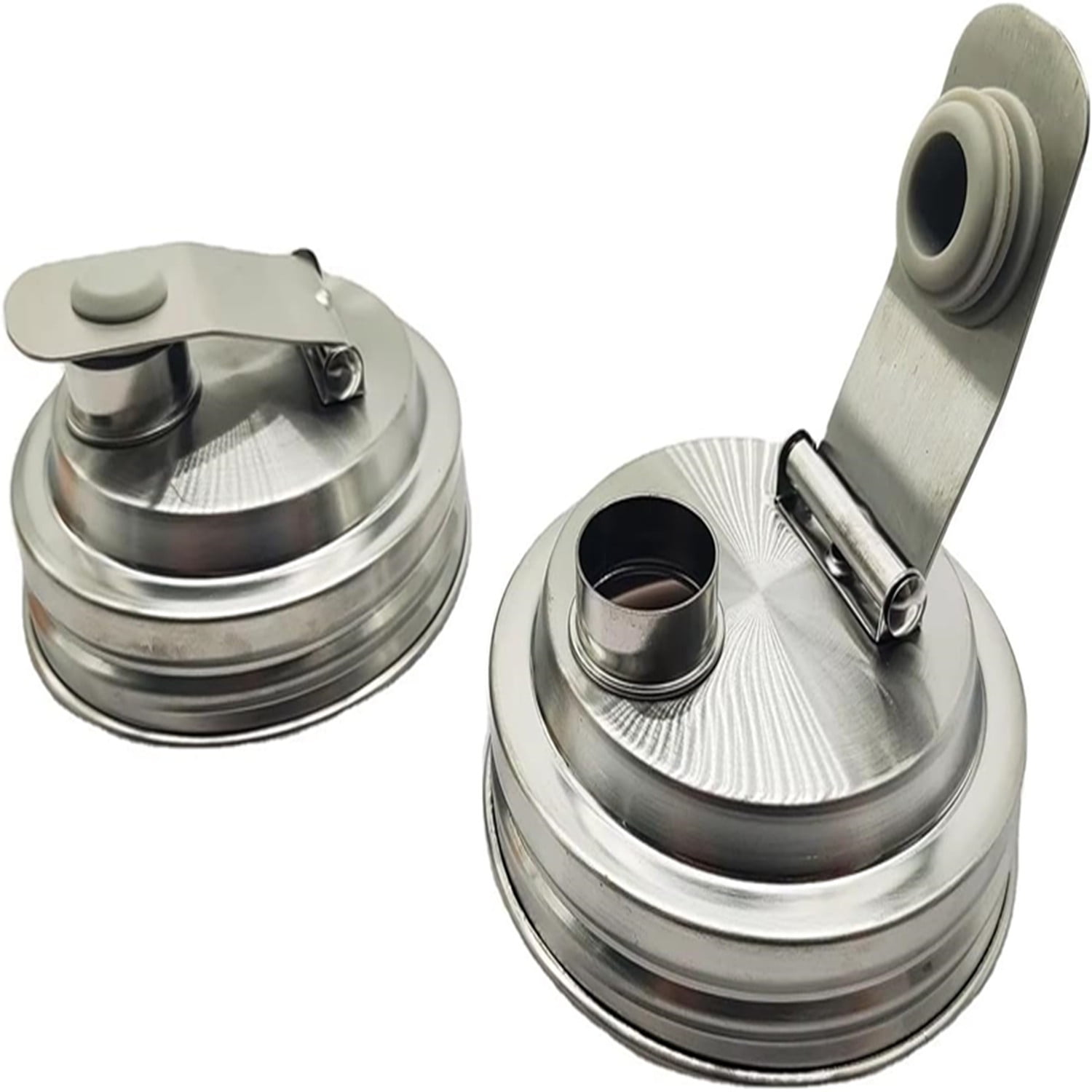 Wide Mouth Stainless Steel Pour Spout Flip Cap for Glass Ball Mason ...