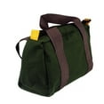 Wide Mouth Tool Bag,Heavy Duty Canvas Tool Storage Bag,Multi-function ...