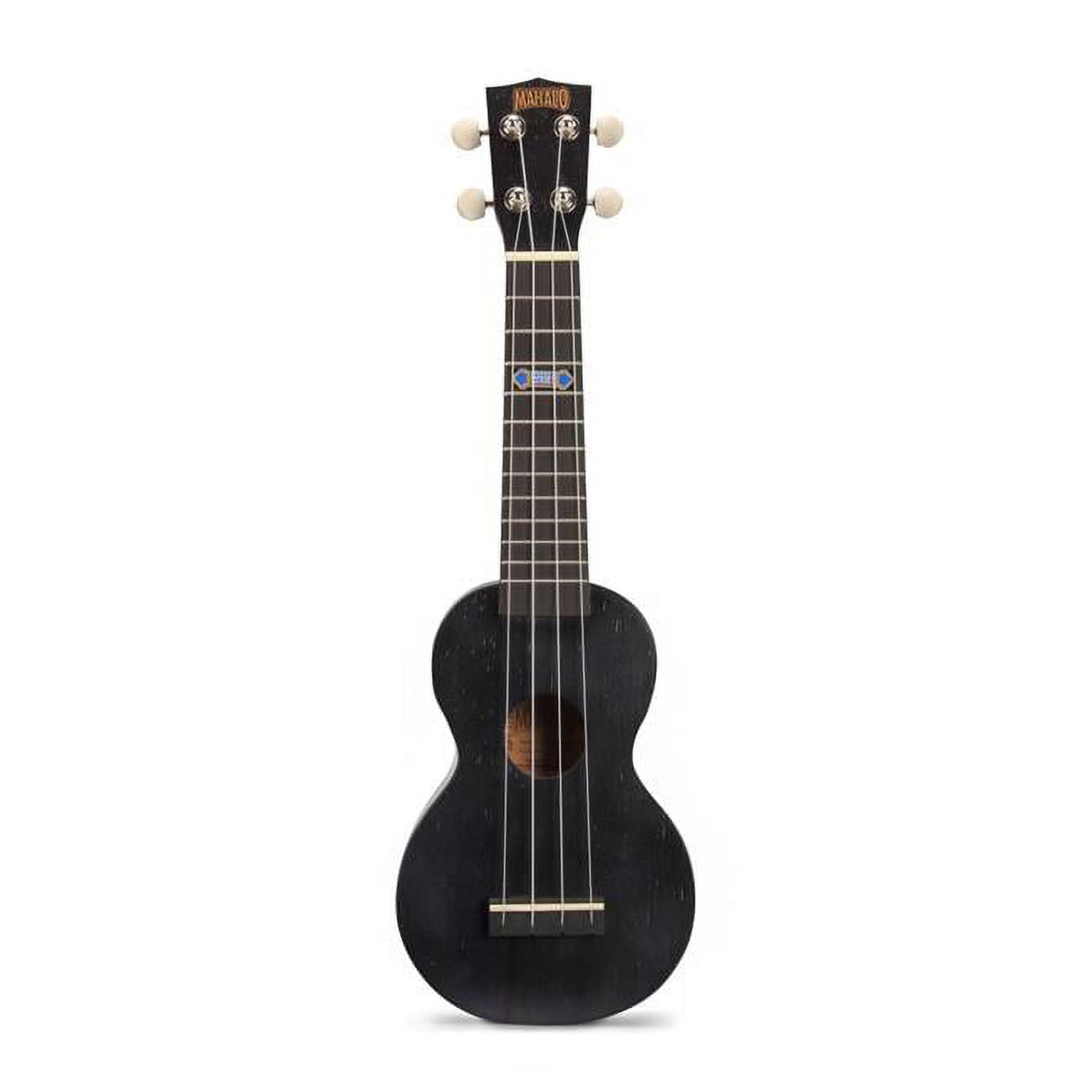 Wide Neck Kahiko Plus Soprano Ukulele, Transparent Black - Walmart.com