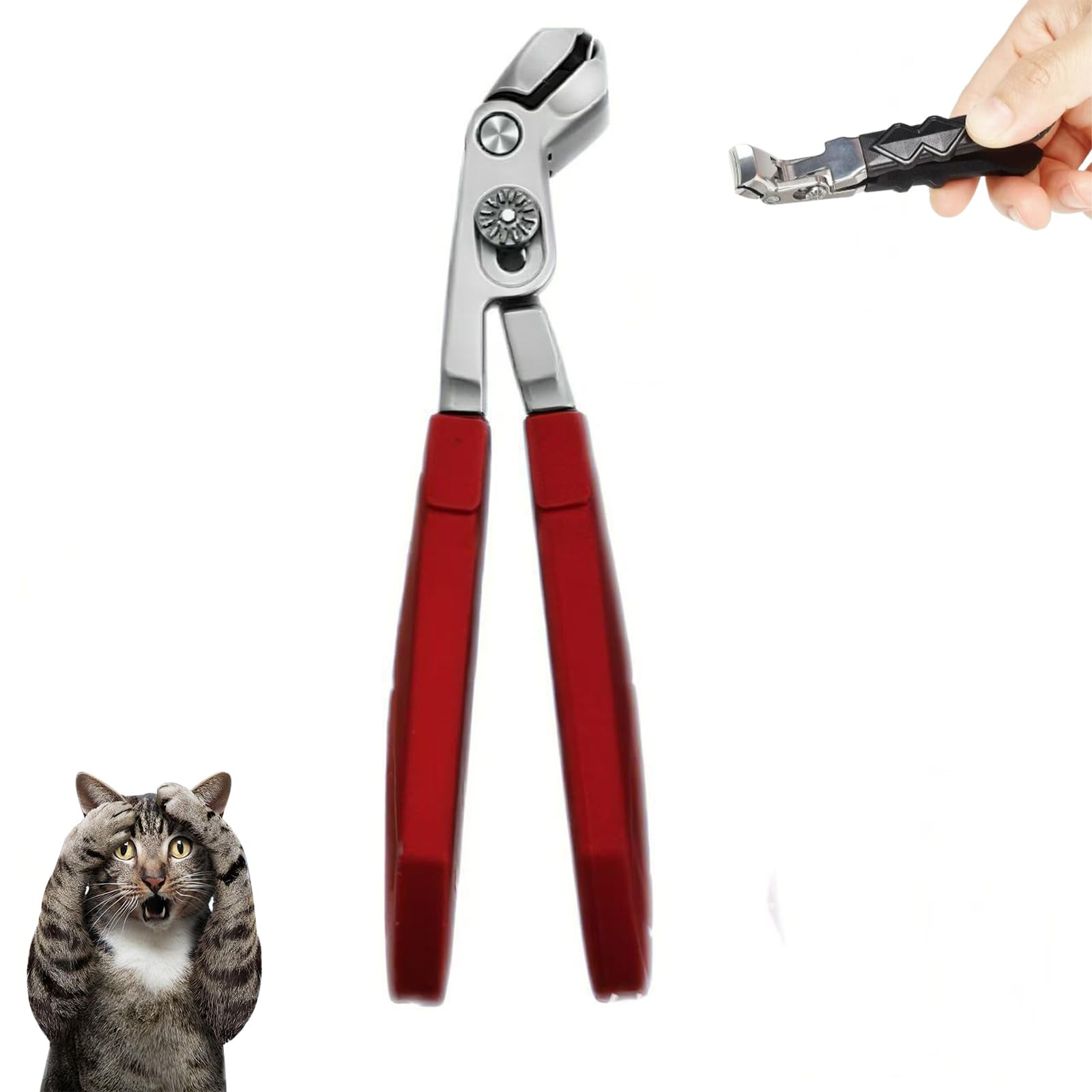 Wide Opening Nail Clippers for Thick Nails, Slanted Nails Clippers with ...