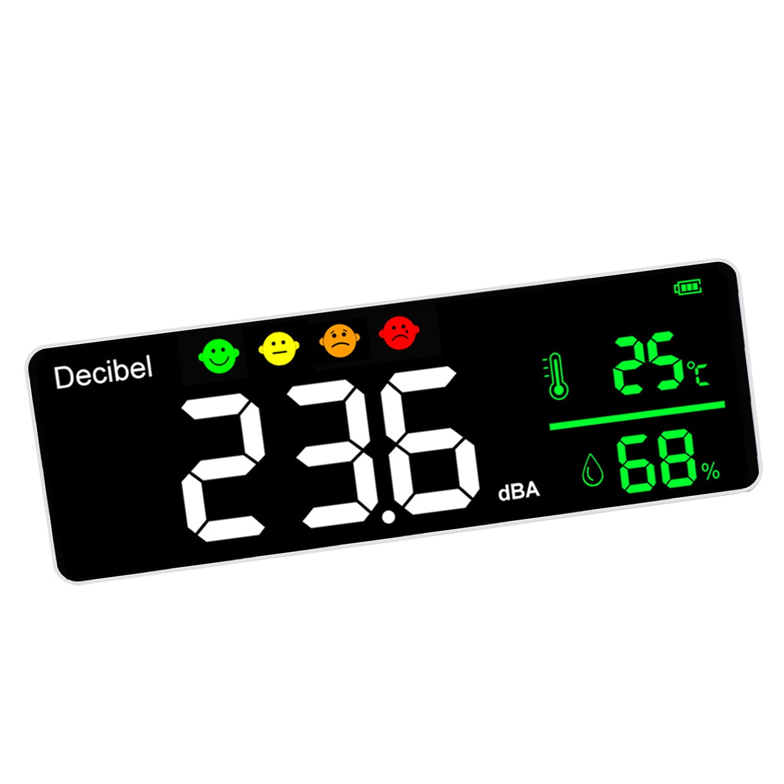 Wide Operating Ranges Digital Decibel Meter And Humidity Temperature ...