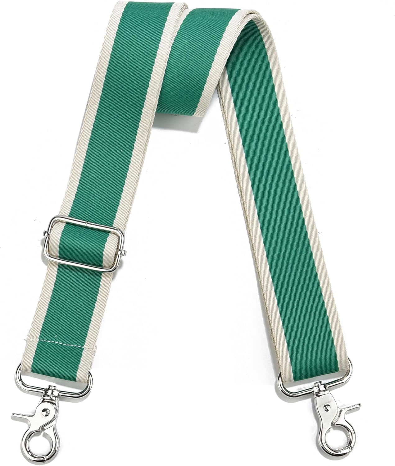 Wide Purse Strap Adjustable Replacement Crossbody Bag Strap Silver ...