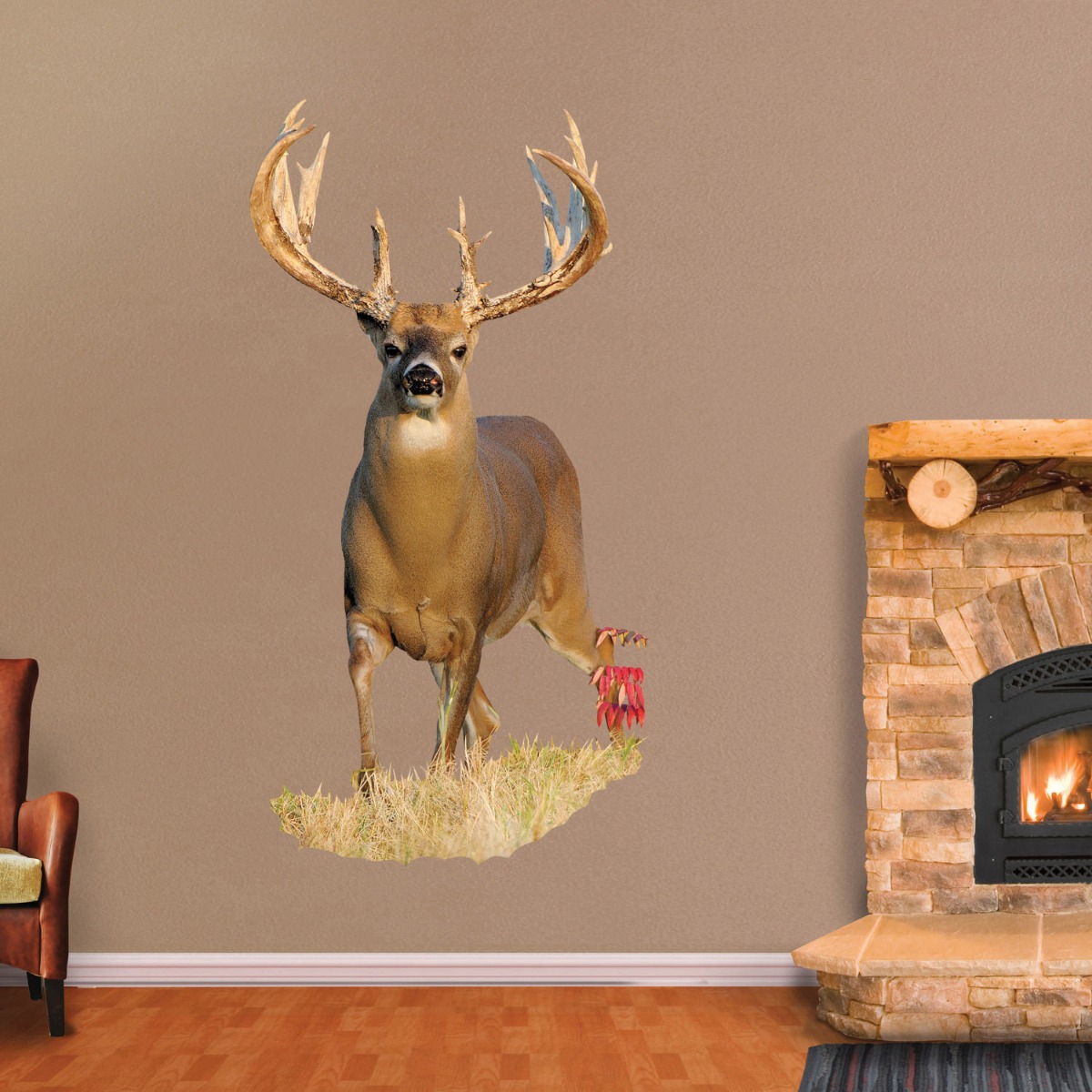 Wide Rack Whitetail Buck - Cutout - Walmart.com