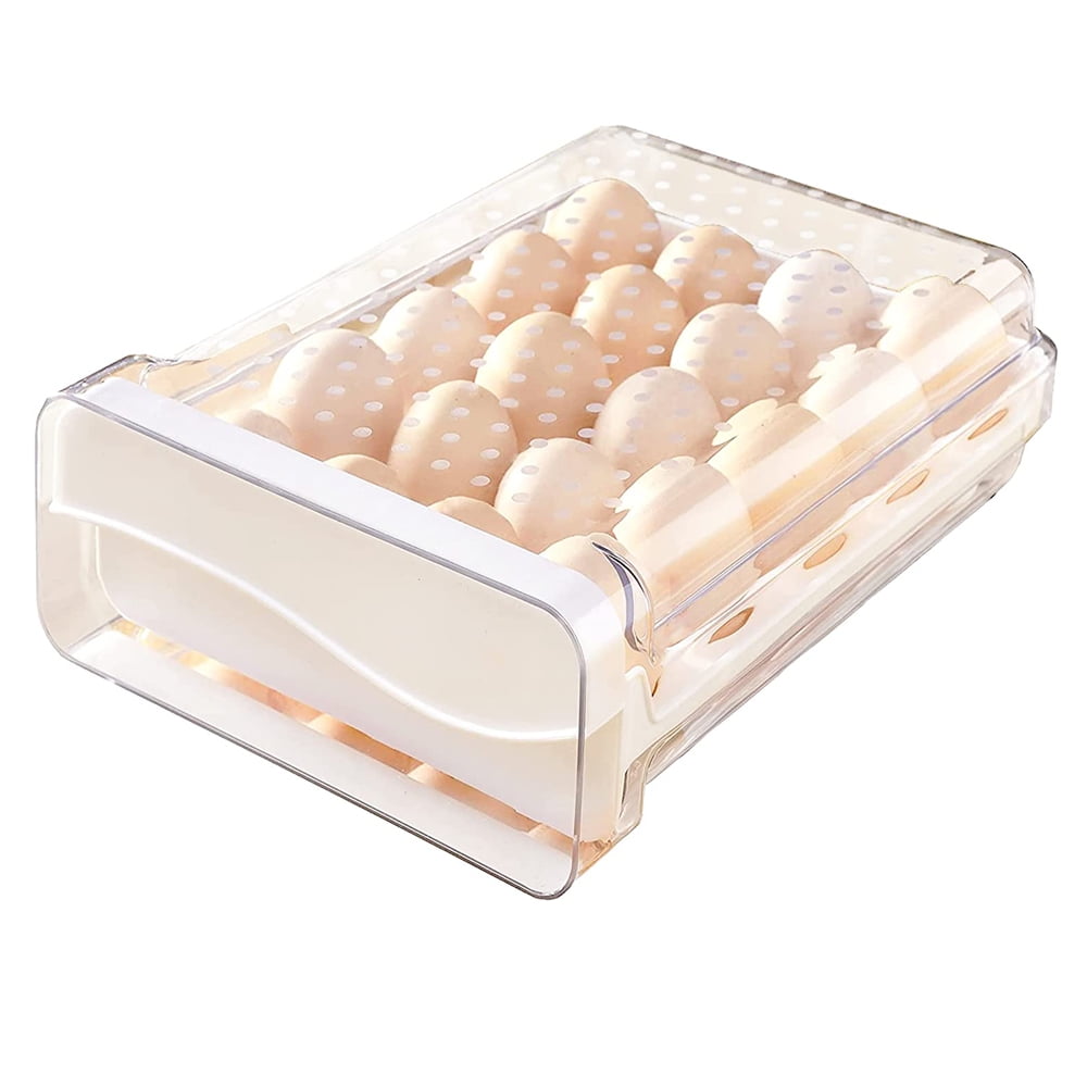 Wide Range of Use Egg Storage Container, Space-saving Egg Fresh Storage ...