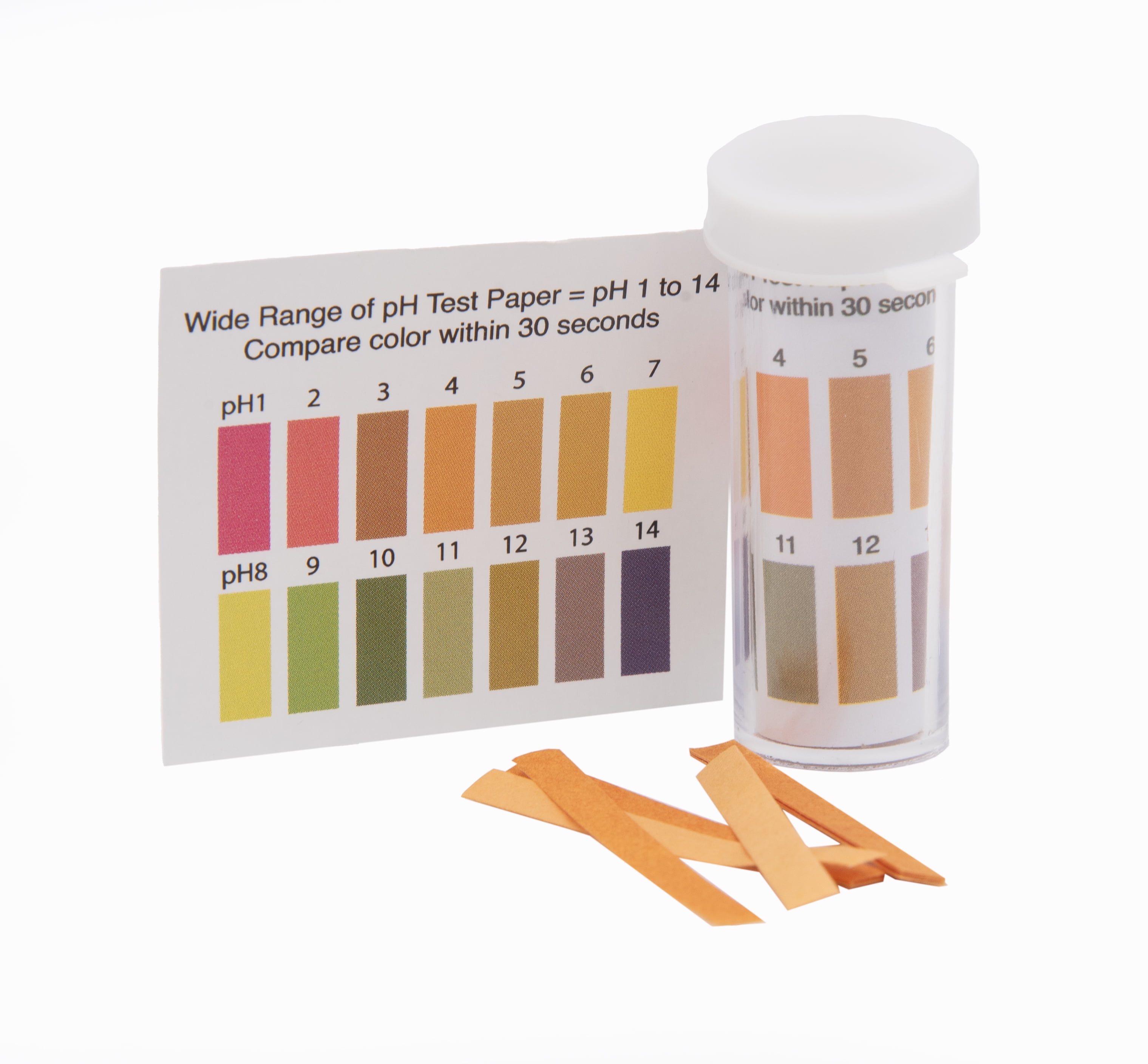 Wide-Range pH Test Paper Kit with Eleven Added Indicator Cards and One ...