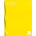 Wide Ruled 1 Subject Flexible Plastic Cover Spiral Notebook - up&up ...