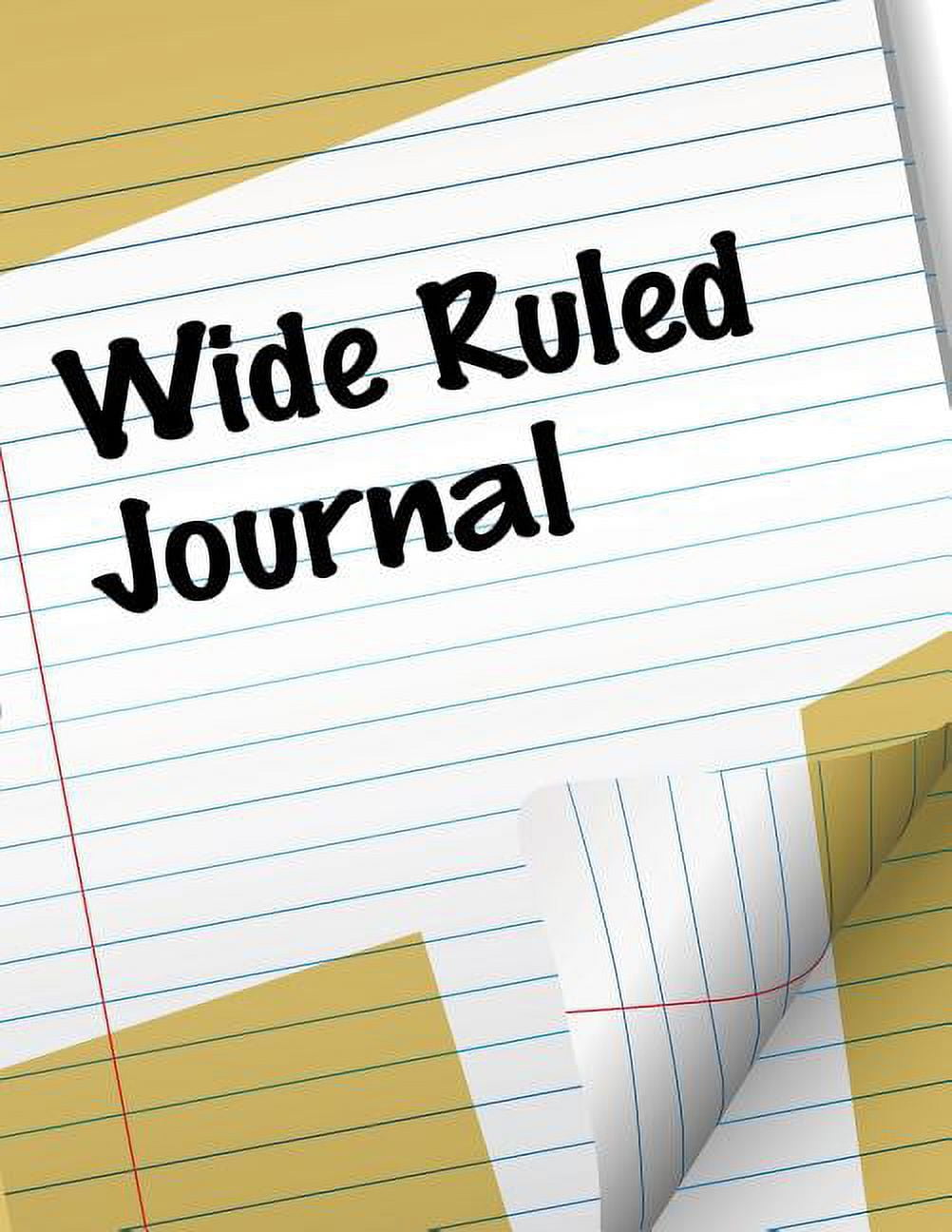 Wide Ruled Journal (Paperback) - Walmart.com