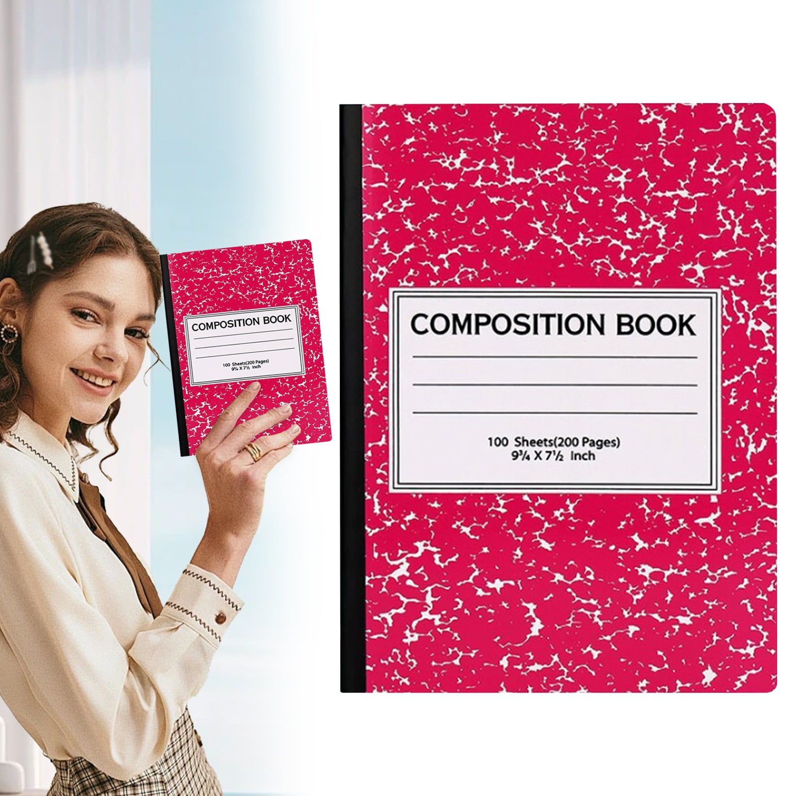 Wide Ruled Notebook Composition Notebooks Wide Ruled Composition Book ...