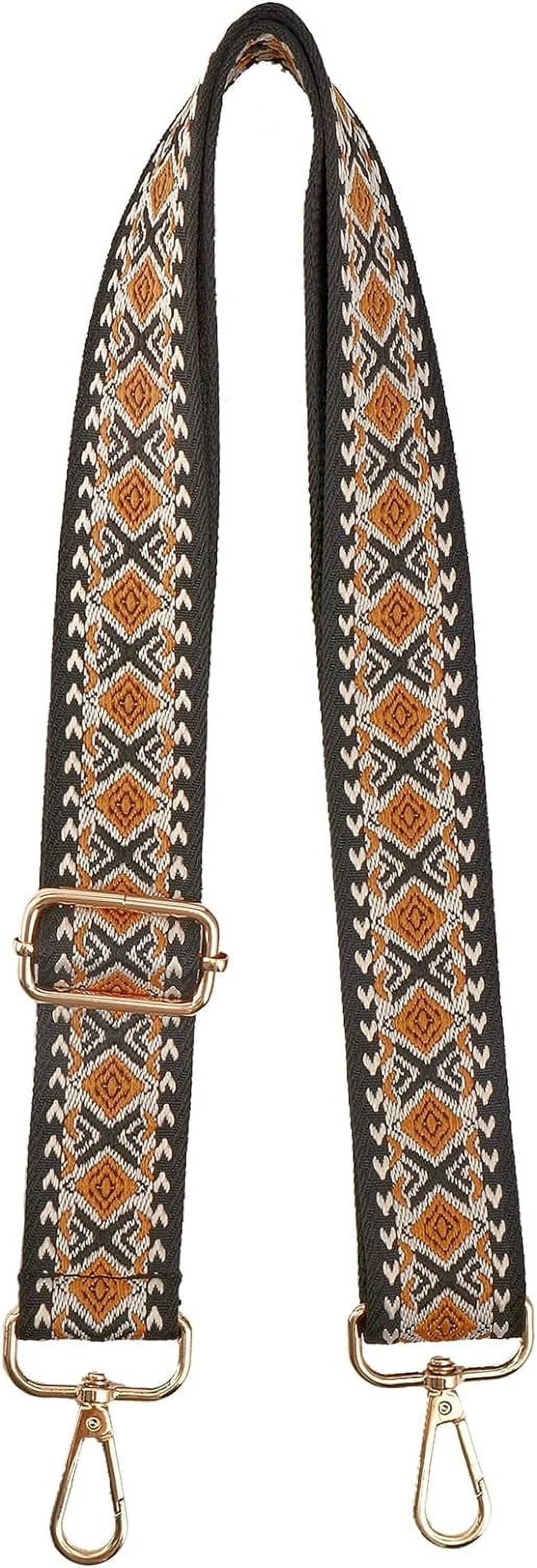 Wide Shoulder Strap Adjustable Replacement Rhombus Pattern Polyester ...