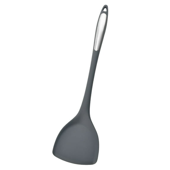 Wide Silicone Cooking Utensils with Flexible Edge & Sturdy Core ...