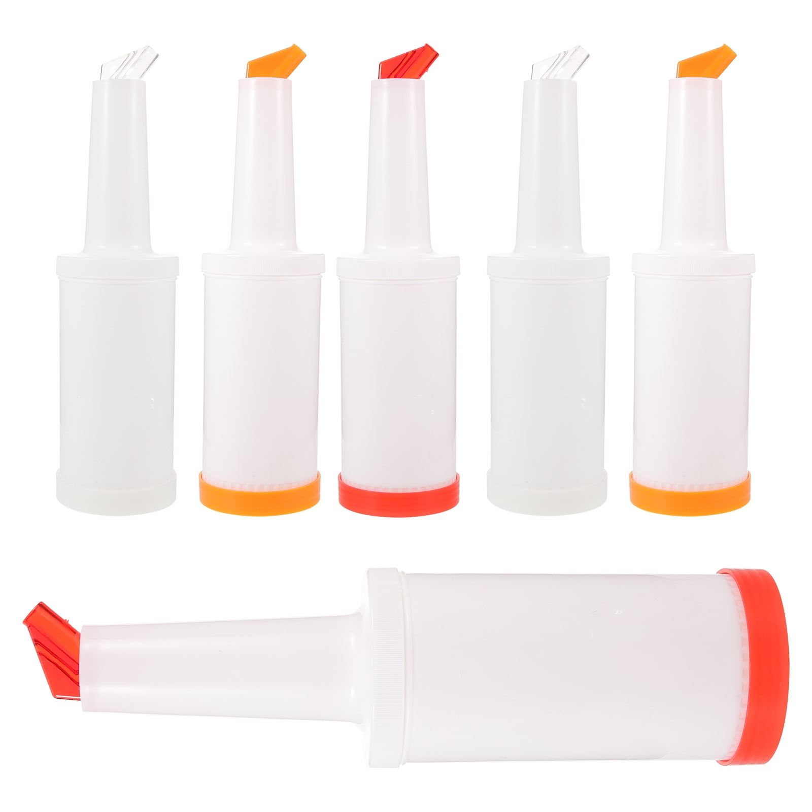 Wide Spout Container 6 Pcs Bar Counter Juice Oil Accesories Pourers for ...