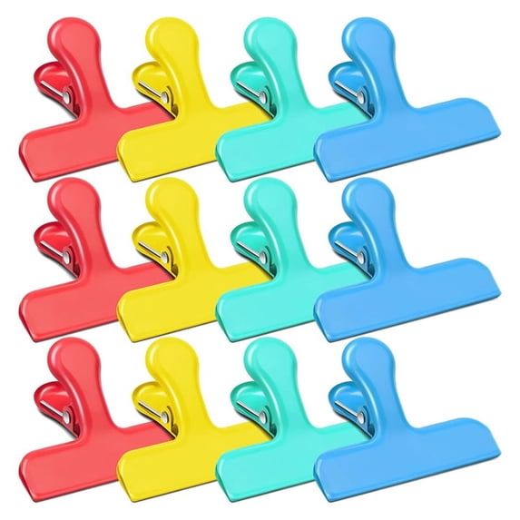 Wide Stainless Steel Clips, Bag Clips Food Clips Potato Chip Clips ...