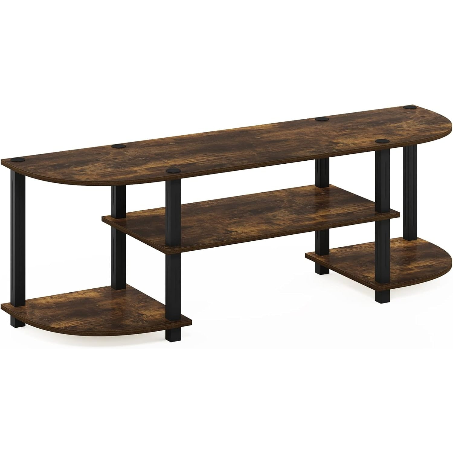Wide TV Entertainment Center, Amber Pine - Walmart.com