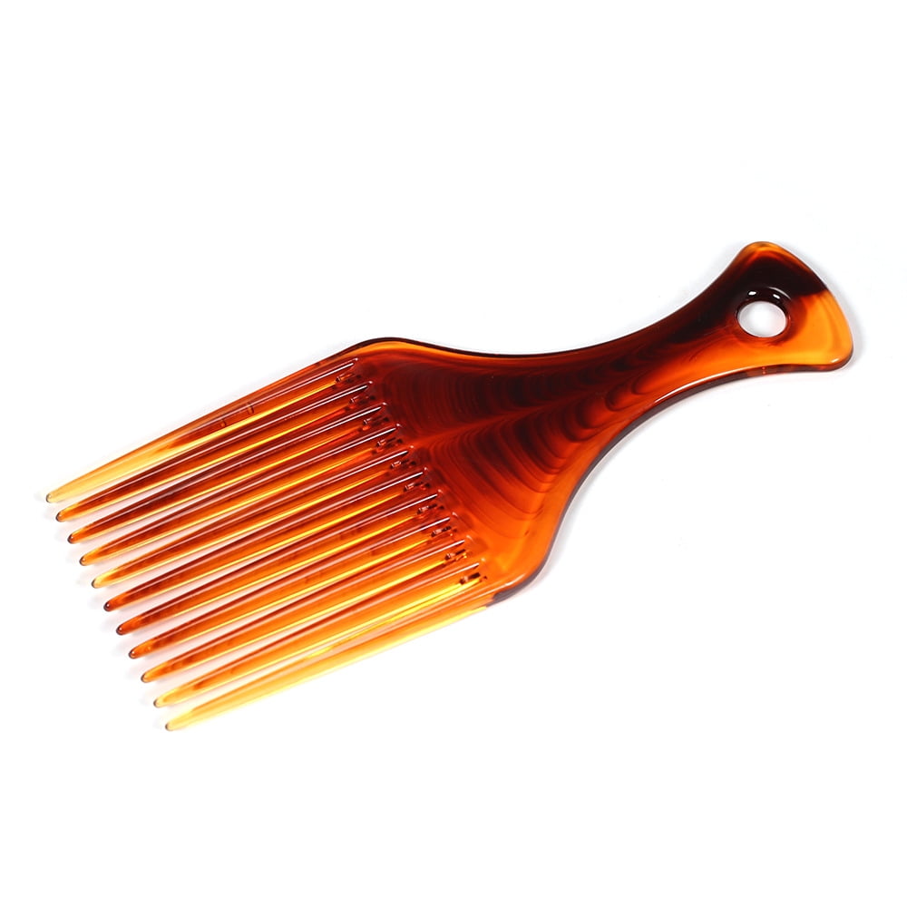 Wide Teeth Comb Plastic Anti Detangling Curly Afro Hairdressing Gear ...