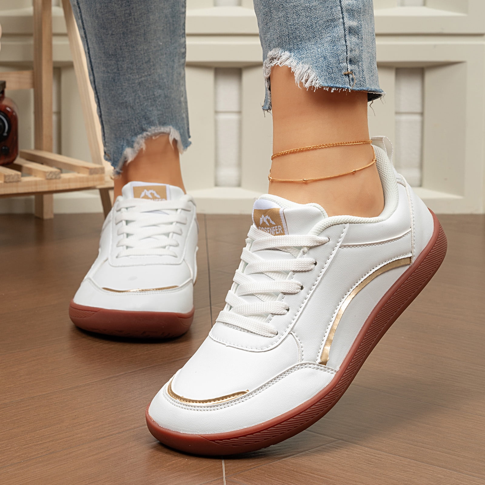 Wide Toe Box Barefoot Sneakers for Women Ultra-Light Zero Drop Sneakers ...