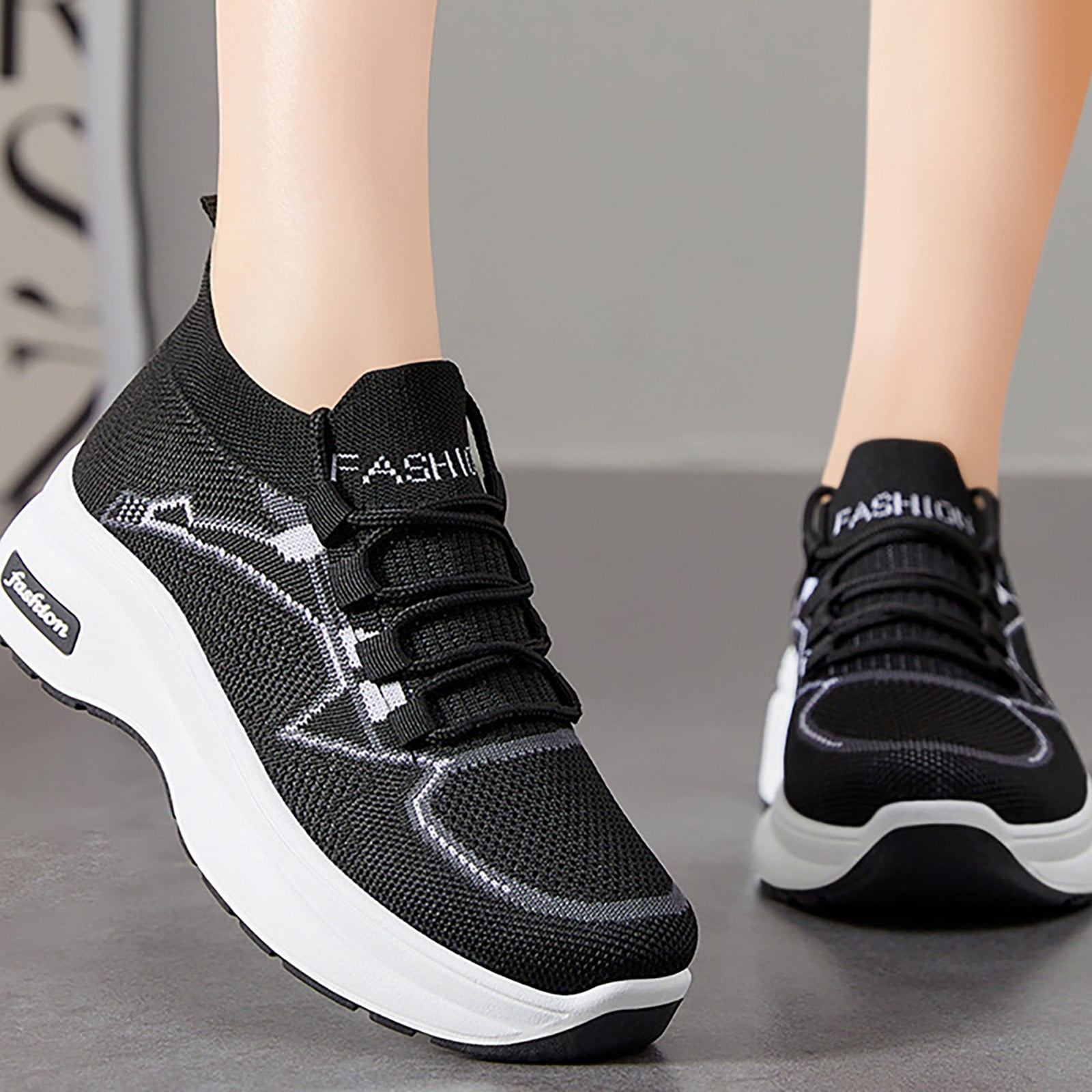 XIMIN Wide Toe Box Shoes Women Extra Wide Width Sneakers Air Cushion ...