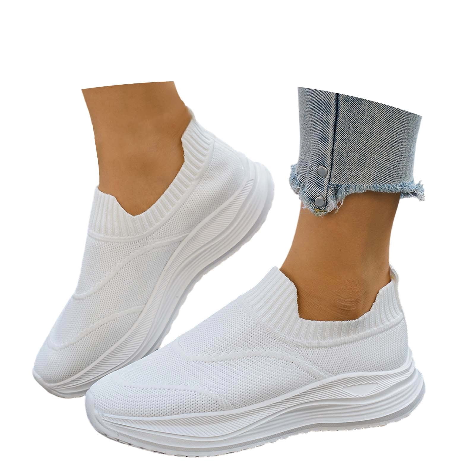 Wide Toe Box Shoes Women Extra Wide Width Tennis Sneakers Ultra Light ...