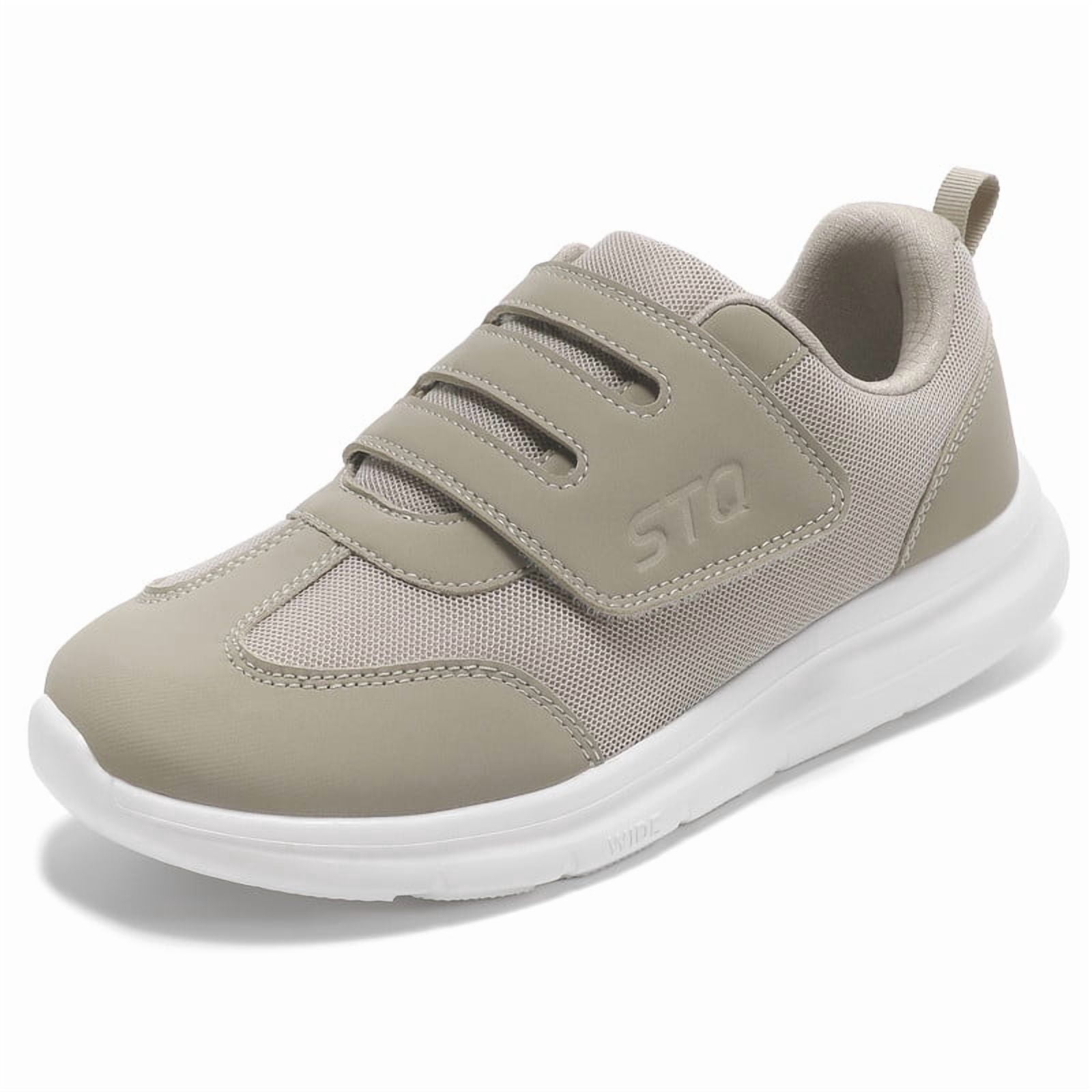 Wide Toe Box Shoes Women, Walking Shoes Hook and Loop Shoes for ...