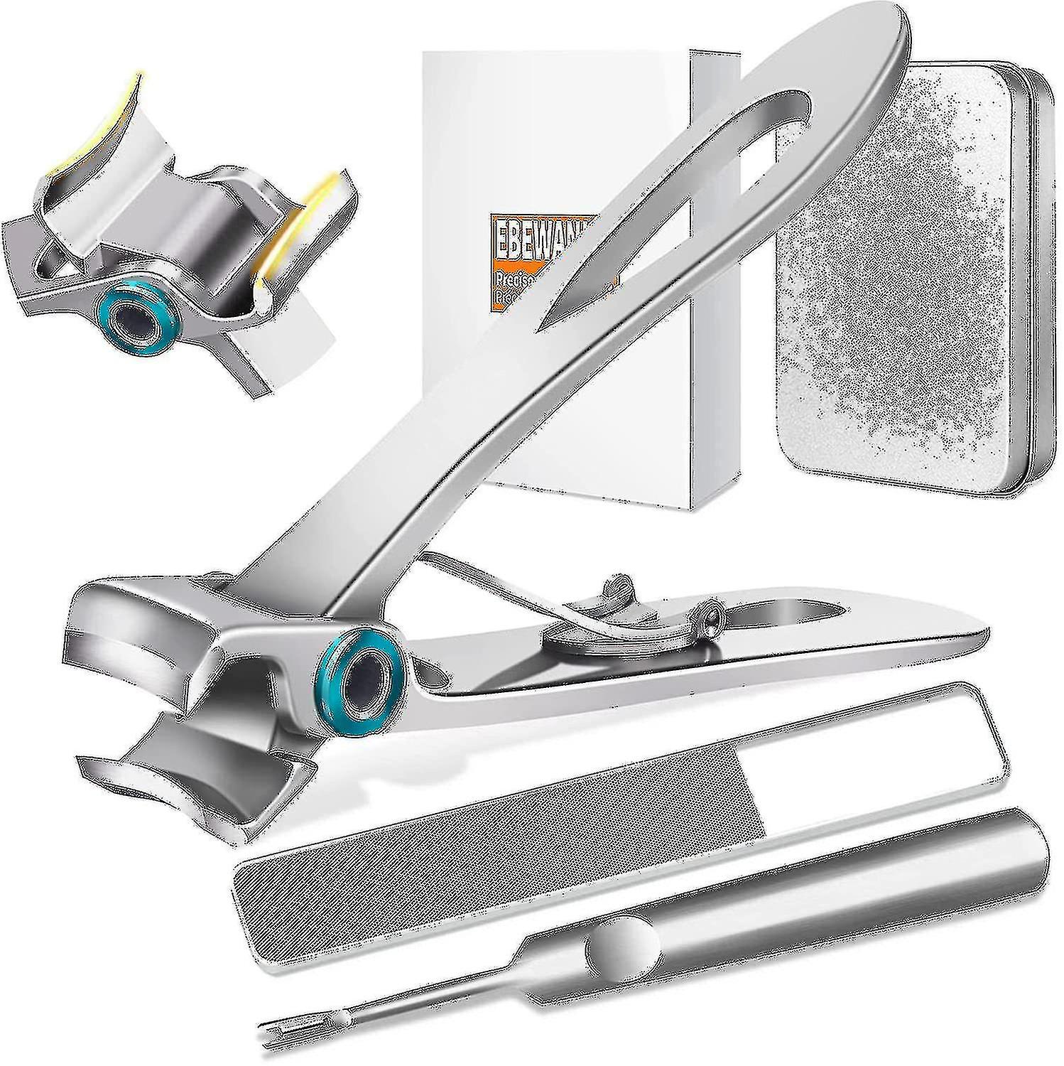 Wide Toenail Clippers For Thick Nails 17mm Wide Jaw Opening Extra Large ...