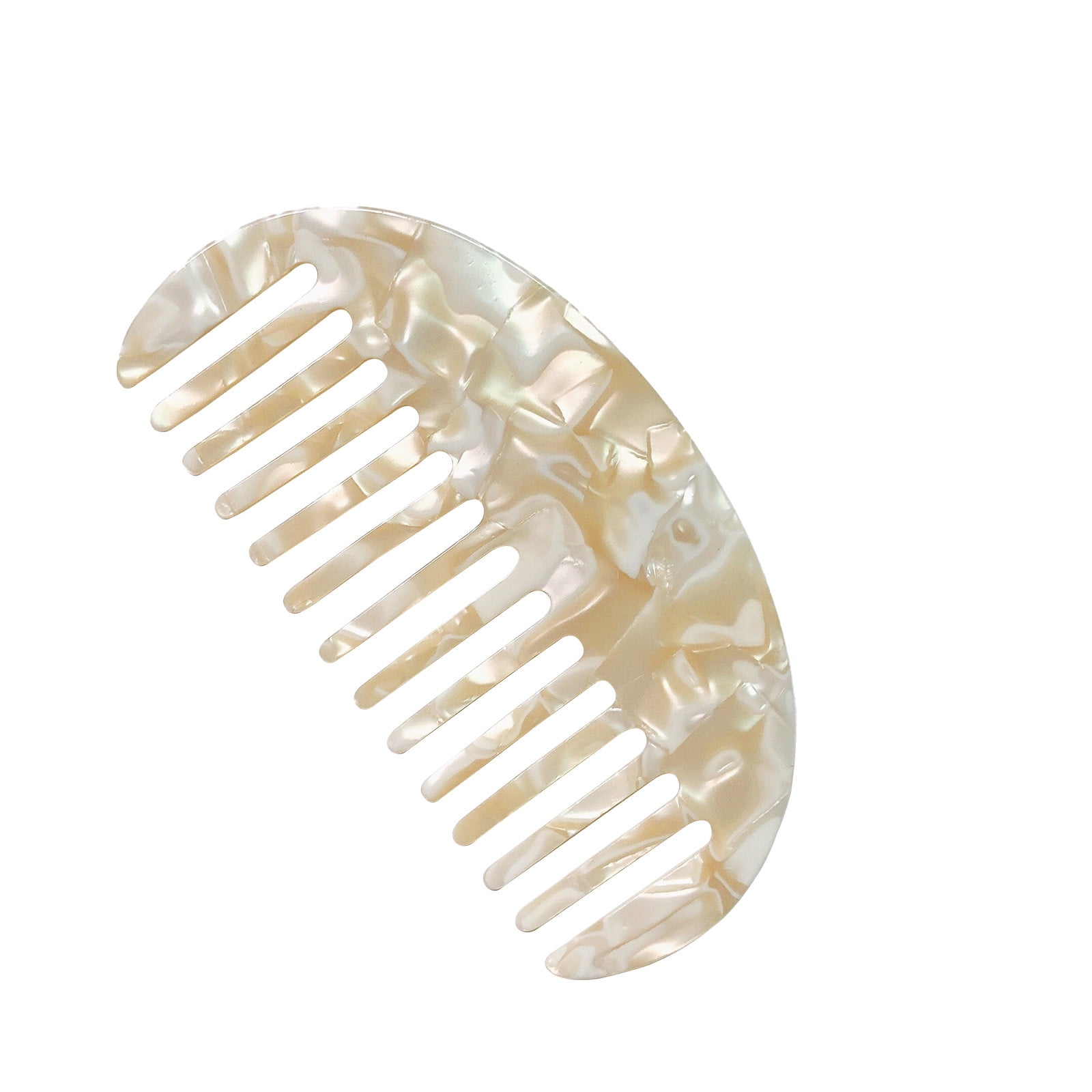 Wide Tooth Comb for Curly Hair, Detangling Hair Brush for Thick Wavy ...
