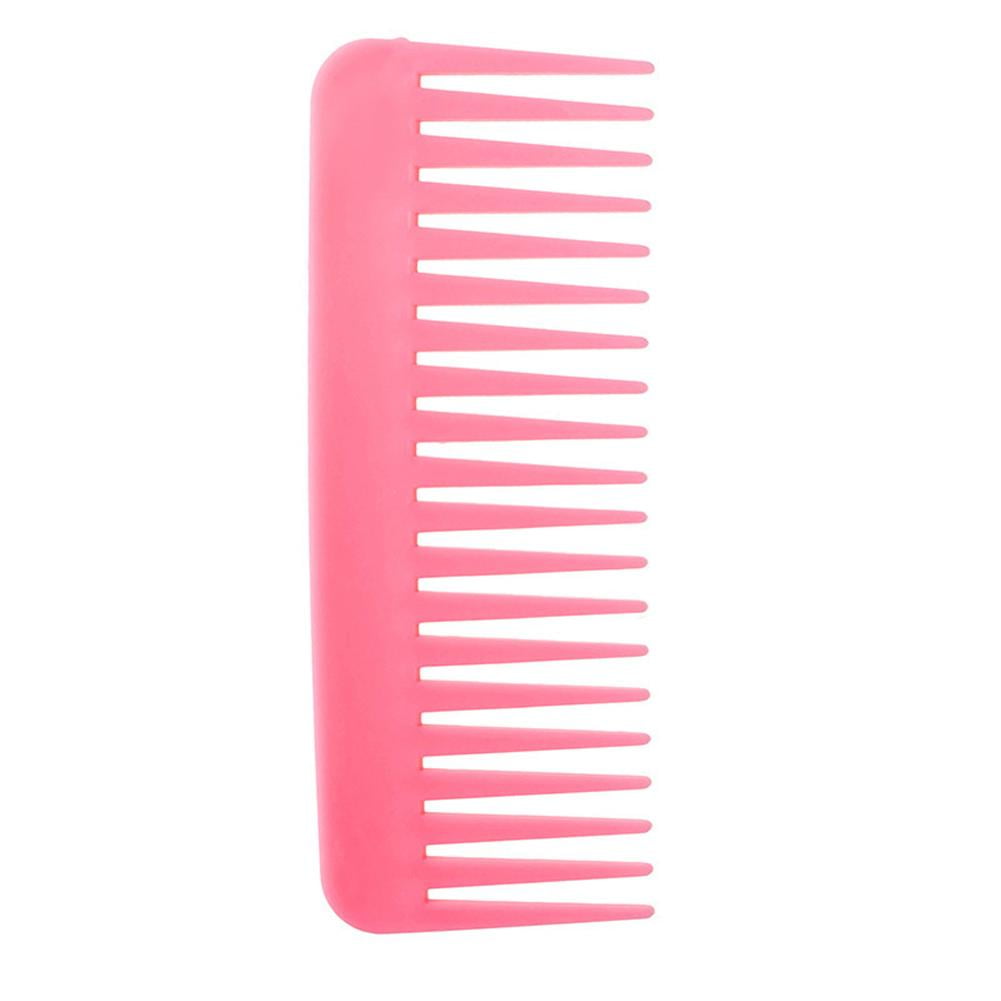 LUVCLS Wide Tooth Comb, Plastic Detangling Comb for Thick Curly Wet ...