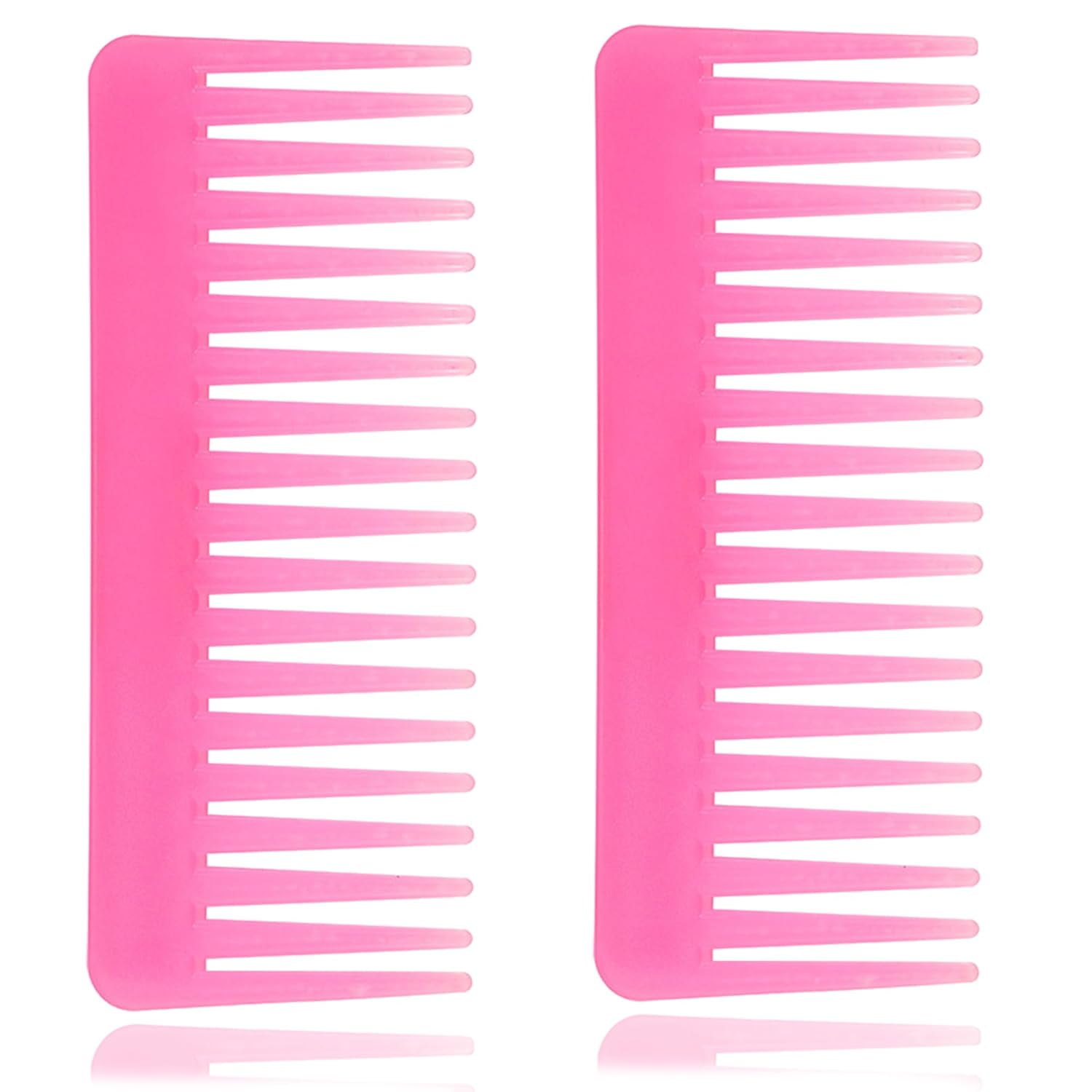 Wide Tooth Comb for Curly Hair Wet Dry Hair, No Handle Detangler Comb ...