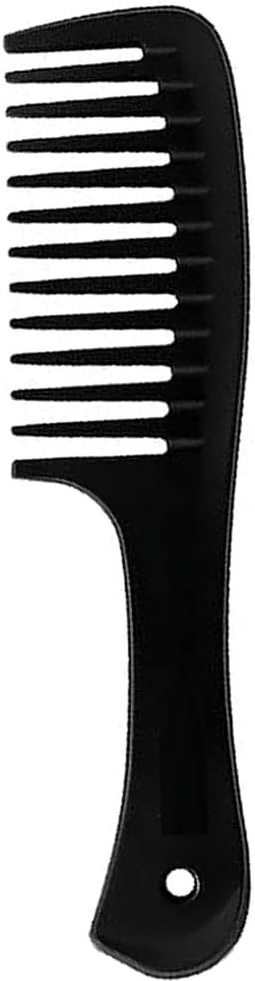 Wide Tooth Comb for Smooth & Sturdy Styling of Long, Wet, or Curly Hair ...