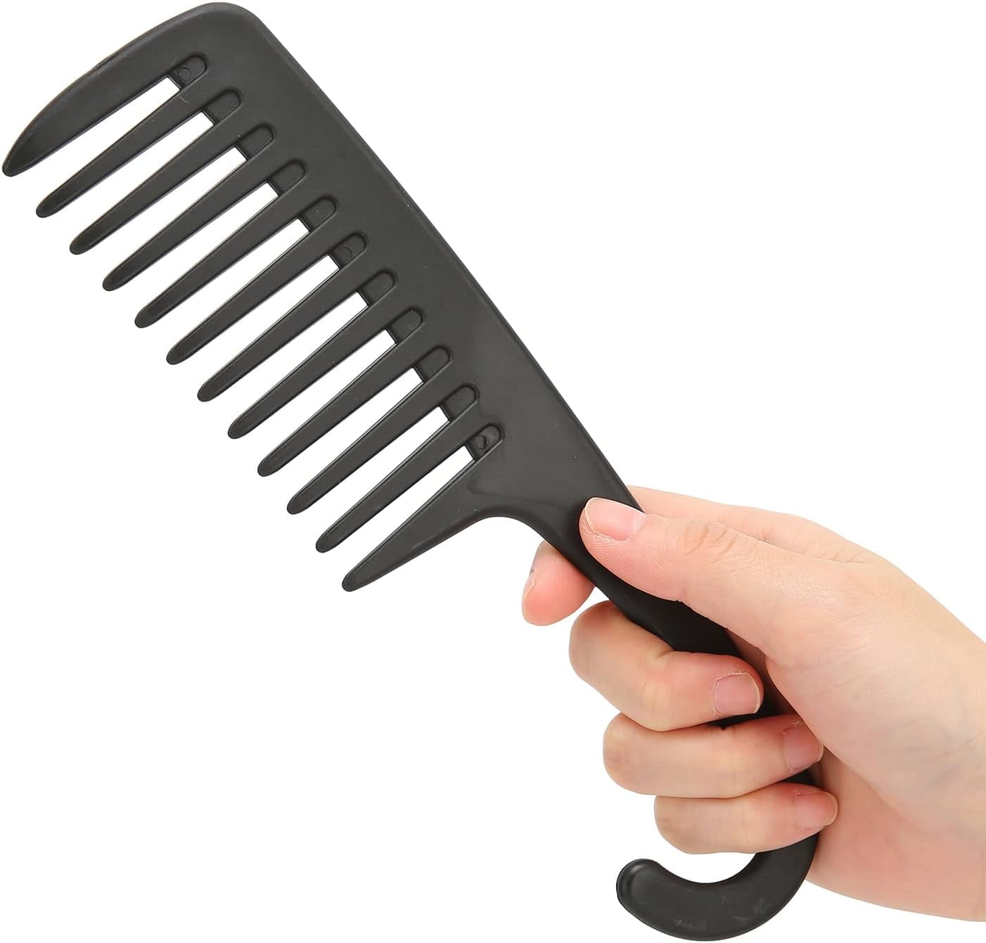Wide Tooth Combs, Shower Comb Shower Reduce Hair Loss Reliable Detangler Comb With Hook Comb ...