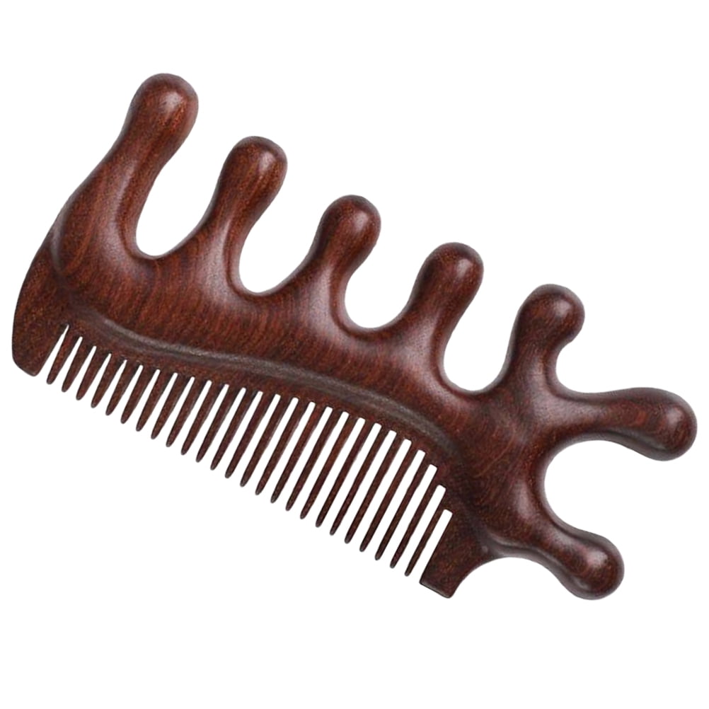 Wide Tooth Combs for Women Wooden Curly Hair Neck Triple Women's Travel ...