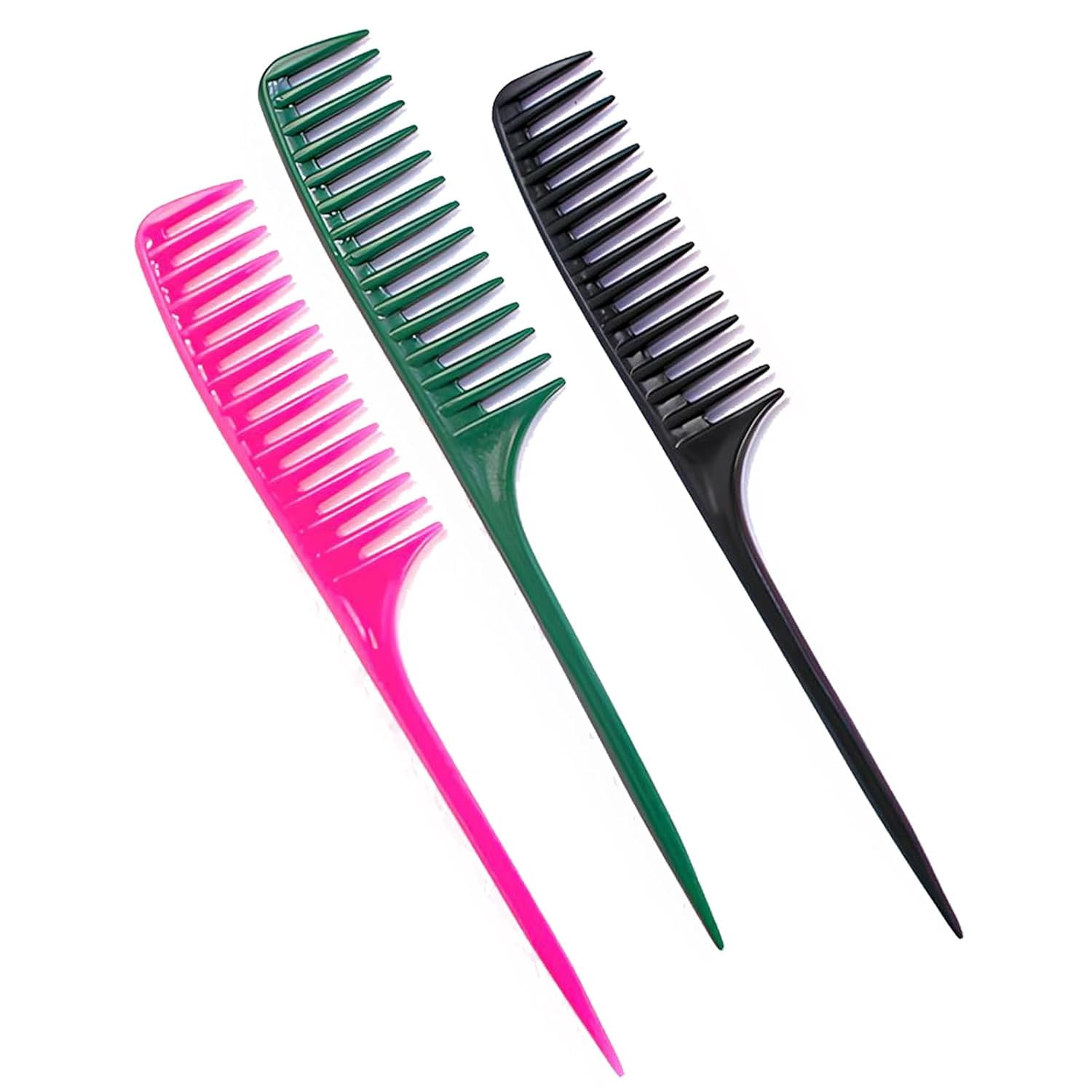 Wide Tooth Rat Tail Comb for Curly & Wet - Professional Salon ...