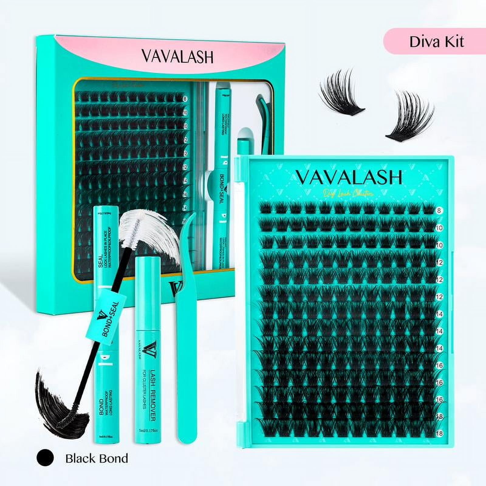 Wide Ultra-thin Invisible Lash Band, Ivy Daily Natural Individual Cluster Lash Kit, Pixie Manga ...
