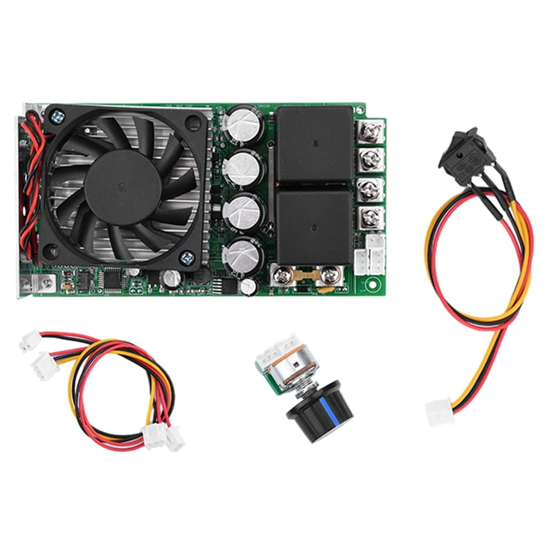 Wide Voltage DC10-50V 100A 3000W PWM DC Brush Motor Speed Controller Programmable PLC Controlled ...