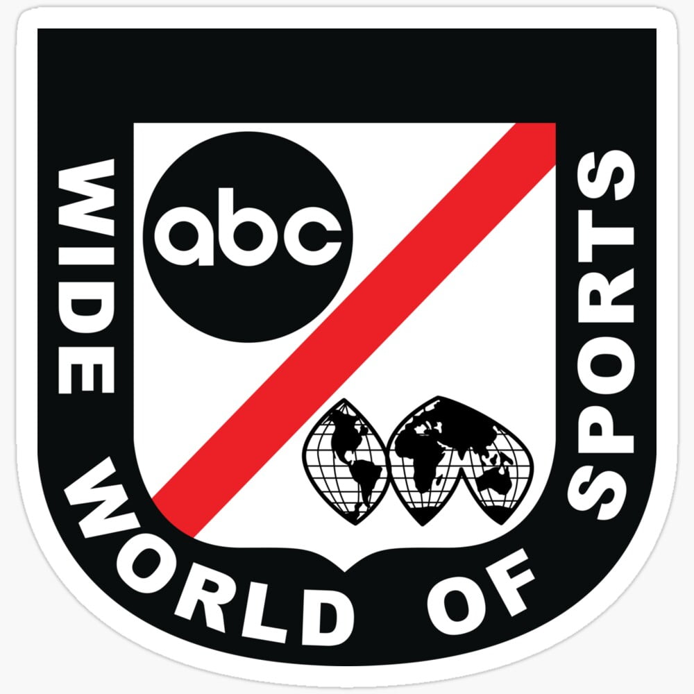 Wide World Of Sports Logo Sticker Phone Decal Water Bottle Stickers Car ...