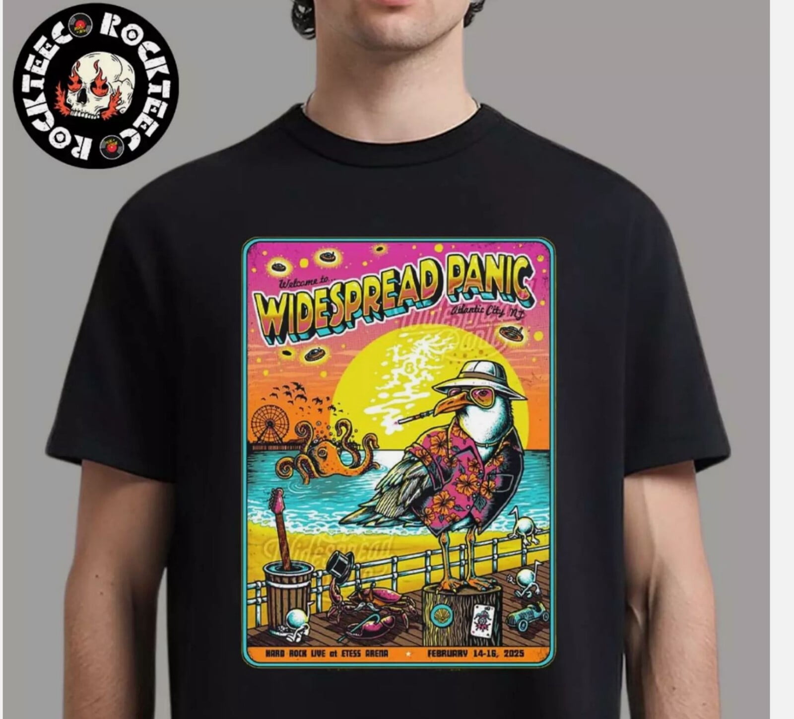 Wide spread Panic Show Poster In Atlantic City On February 14-16 2025 ...