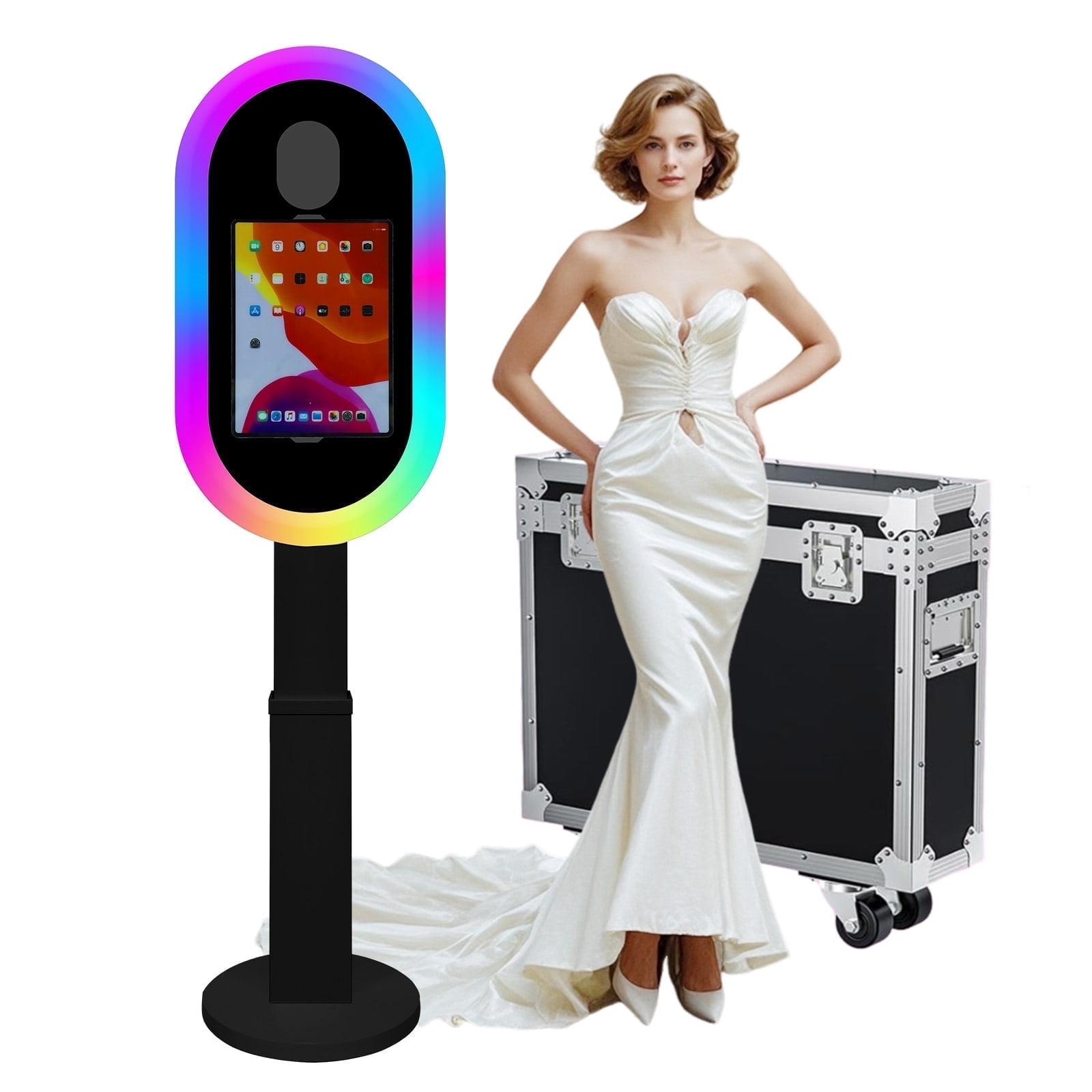 WideMeet 10.2" 11" 12.9" Ipad Photobooth Stand Selfie Machine with ...
