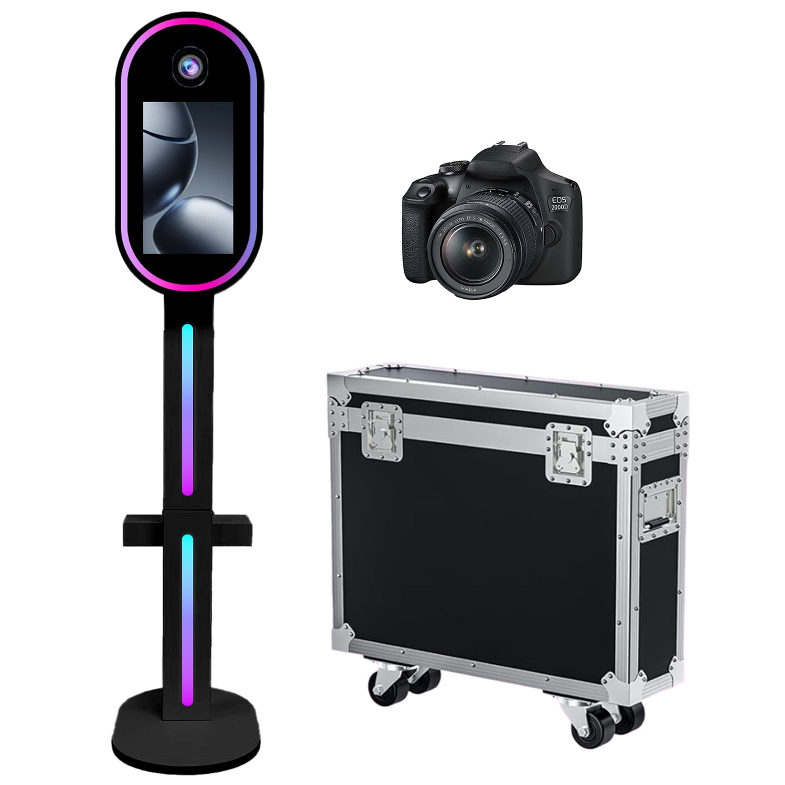 WideMeet 15.6inch Touch Screen Selfie Mirror Photo Booth Remote Control ...