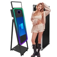 LivFiv Selfie Photobooth Machine 15.6in LCD Touch Screen with Ring ...