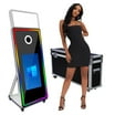 WideMeet Mirror Photo Booth with 21.5''LCD Touch Screen Portable Magic ...
