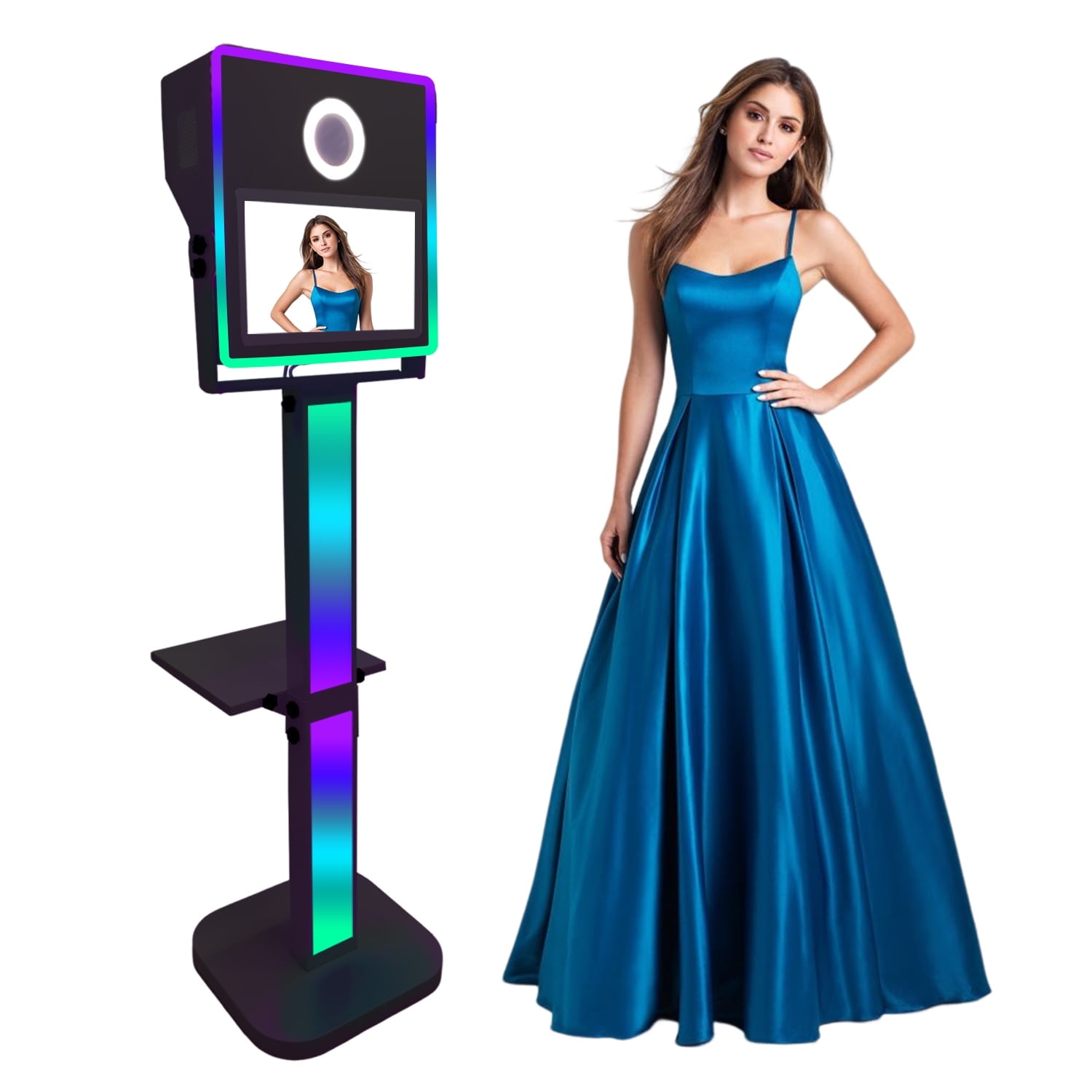 WideMeet Party Events Wedding Photobooth Machine 15.6inch Touch Screen ...