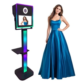 LivFiv Selfie Photobooth Machine 15.6in LCD Touch Screen with Ring ...