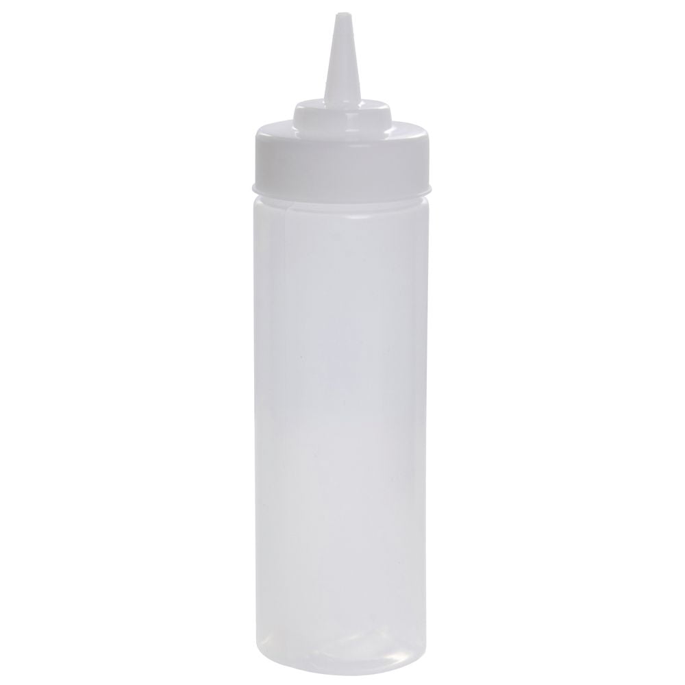 WideMouth C11253C Wide Natural 12 Oz. Squeeze Dispenser - 6 / PK ...