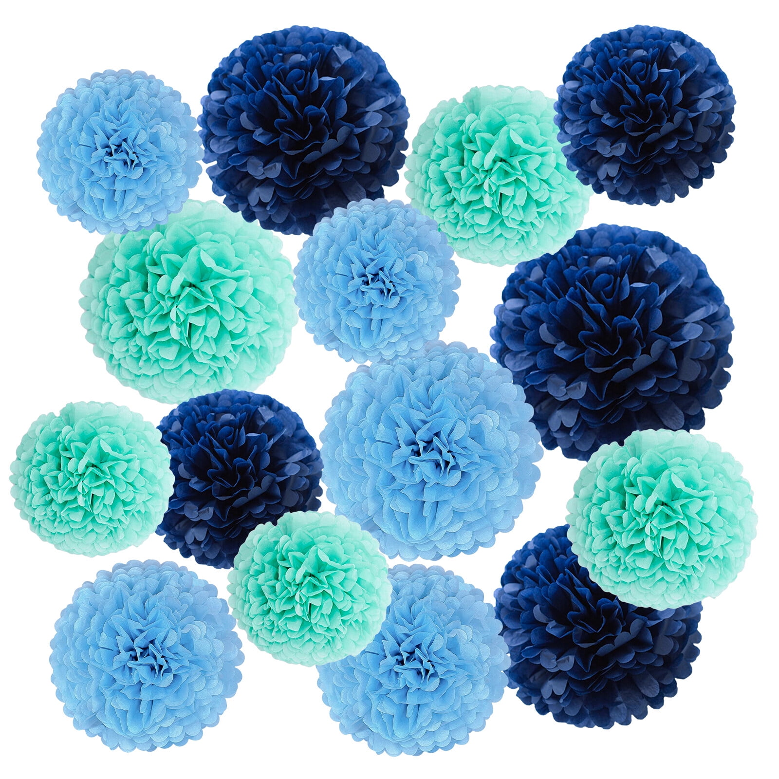 Widealiff Tissue Paper Pompoms 15PCS Paper Flower Ball for Birthday ...