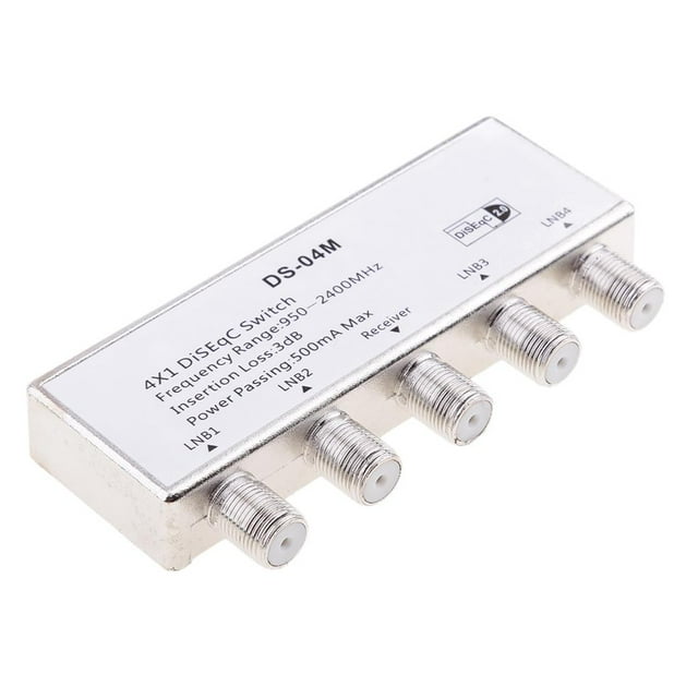 Wideband 4x1 1.0 Model lnb Switch FTA Dish Switch 04C For Receiver ...