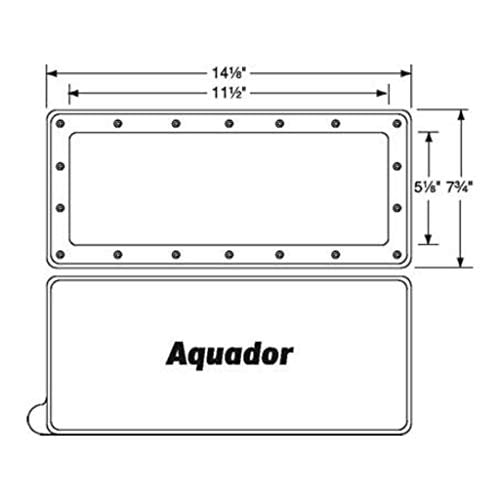 Widemouth Above Ground Pool Skimmer Cover Kit Model 1010 - Walmart.com